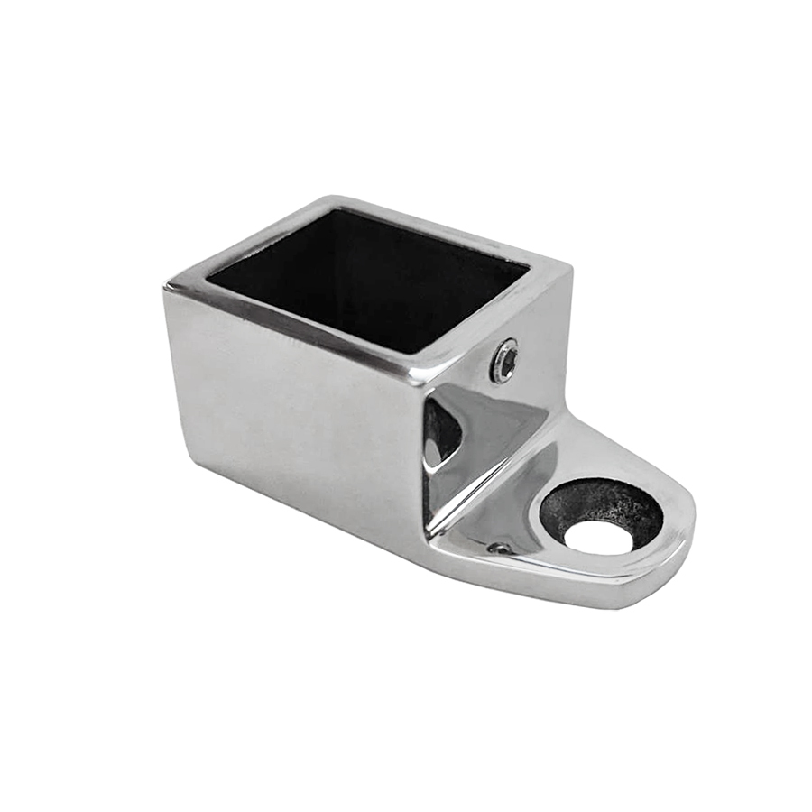 Glass Rail End Cap Bracket for Stainless Steel 25x21mm Rectangle ...