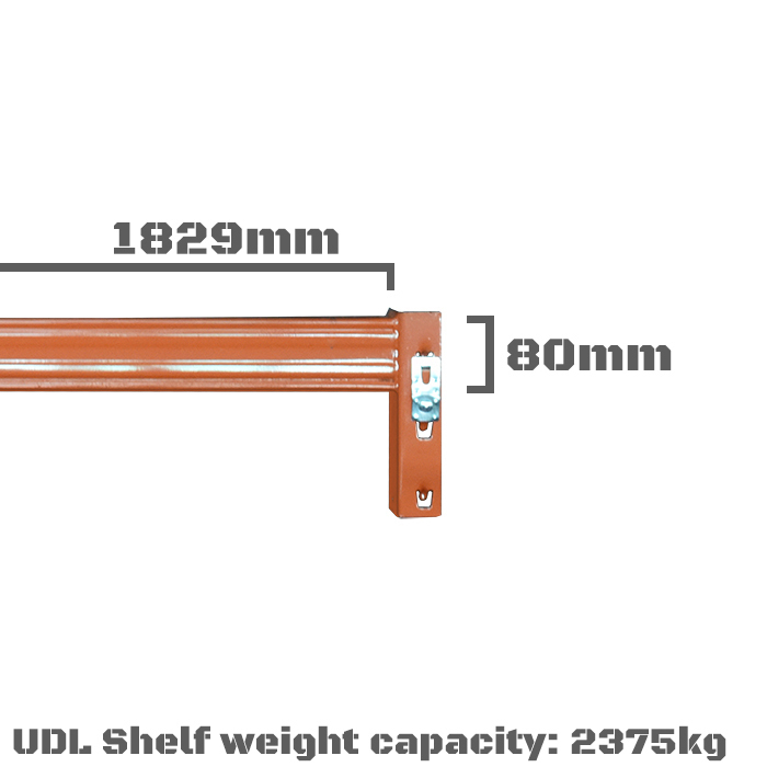 Pallet Racking Beam - 1829 x 80mm