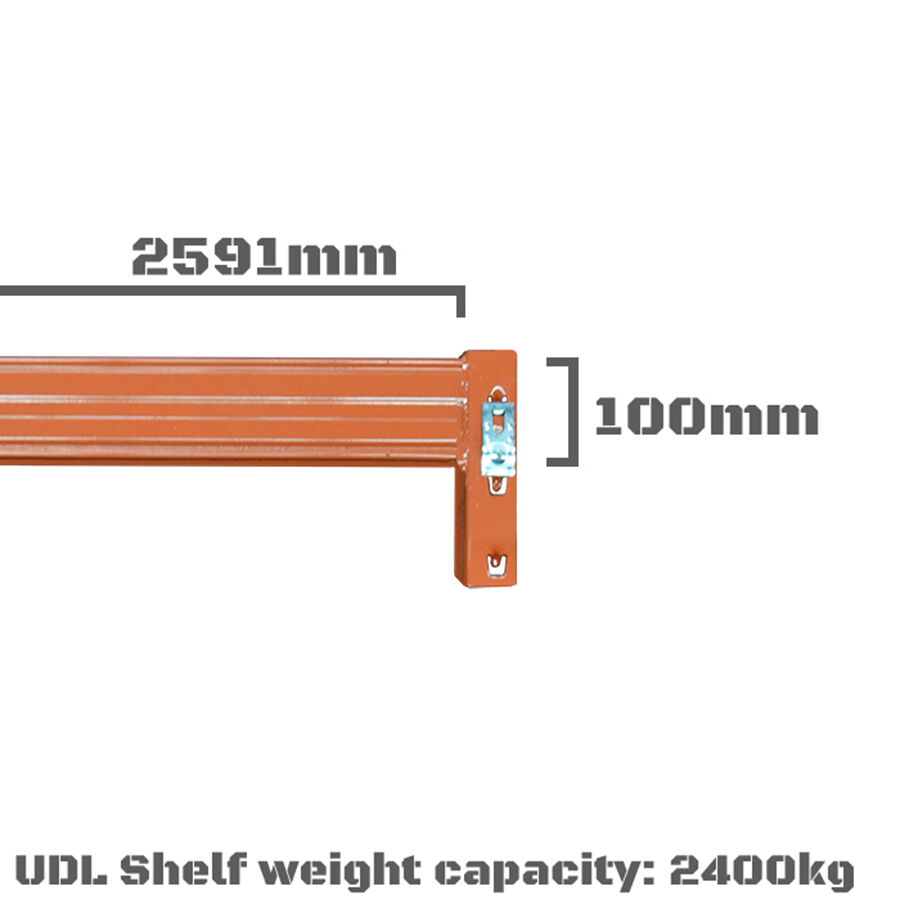 Pallet Racking Beam - 2591 x 100mm