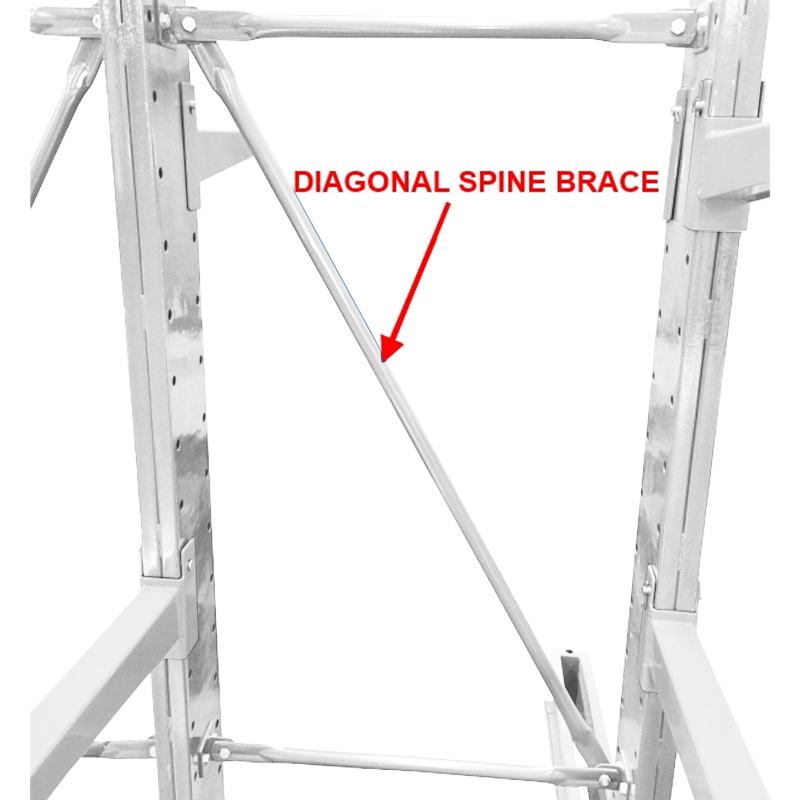 DIAGONAL BRACE - Suits 1000mm Wide Bay - Galvanised