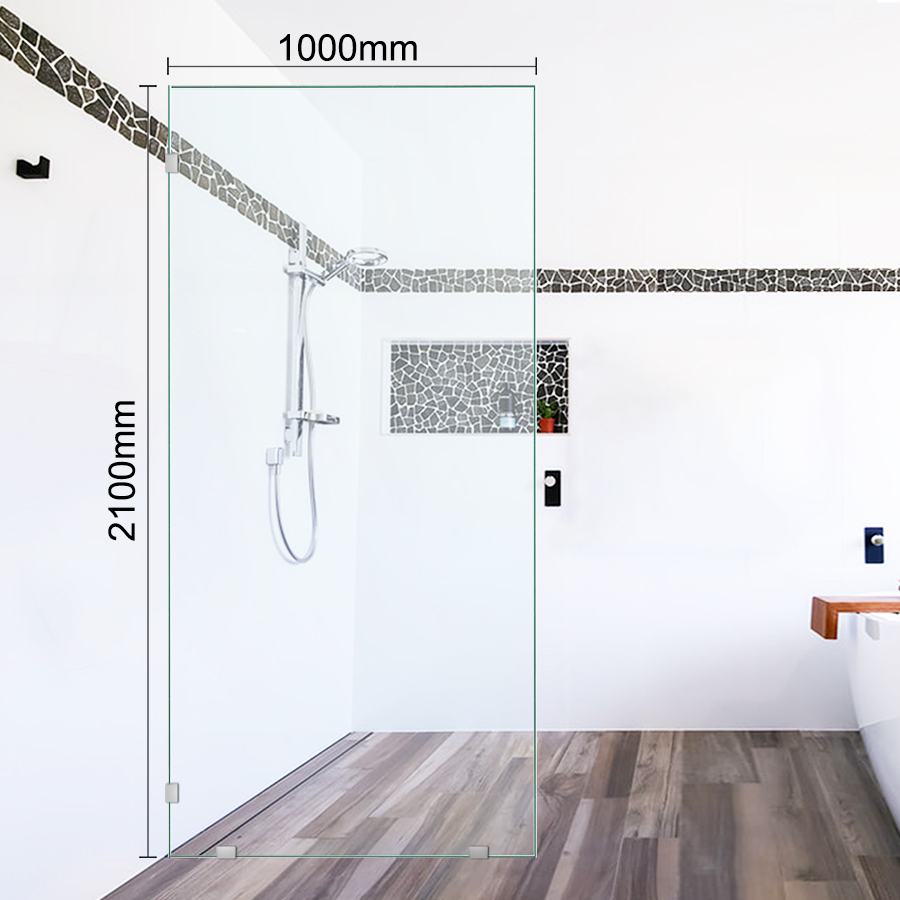 Shower Screen Standard Panel 1000mm x 2100mm