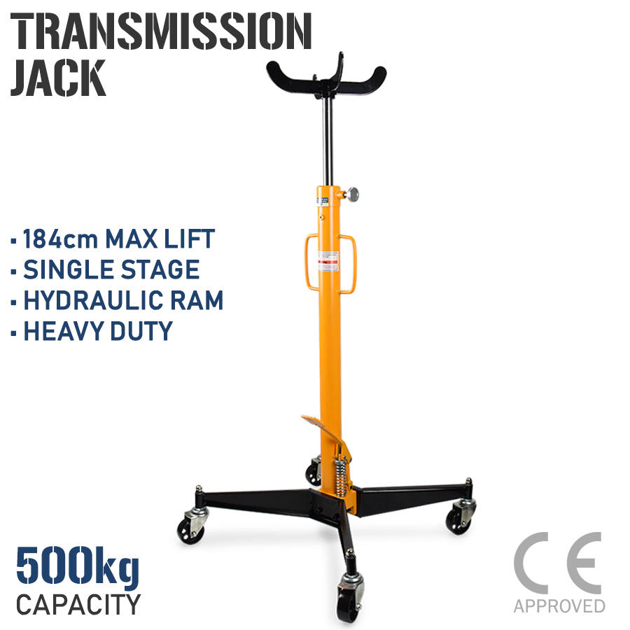 Hydraulic Transmission Jack Stand - 500kg Single Stage