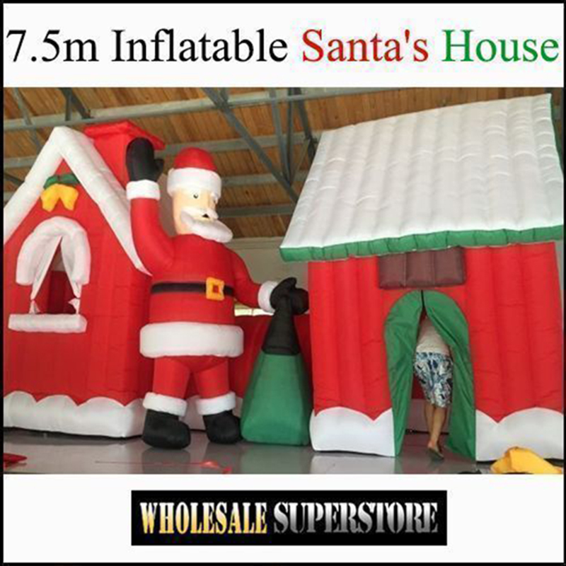 7.5m Inflatable Christmas Santa's House